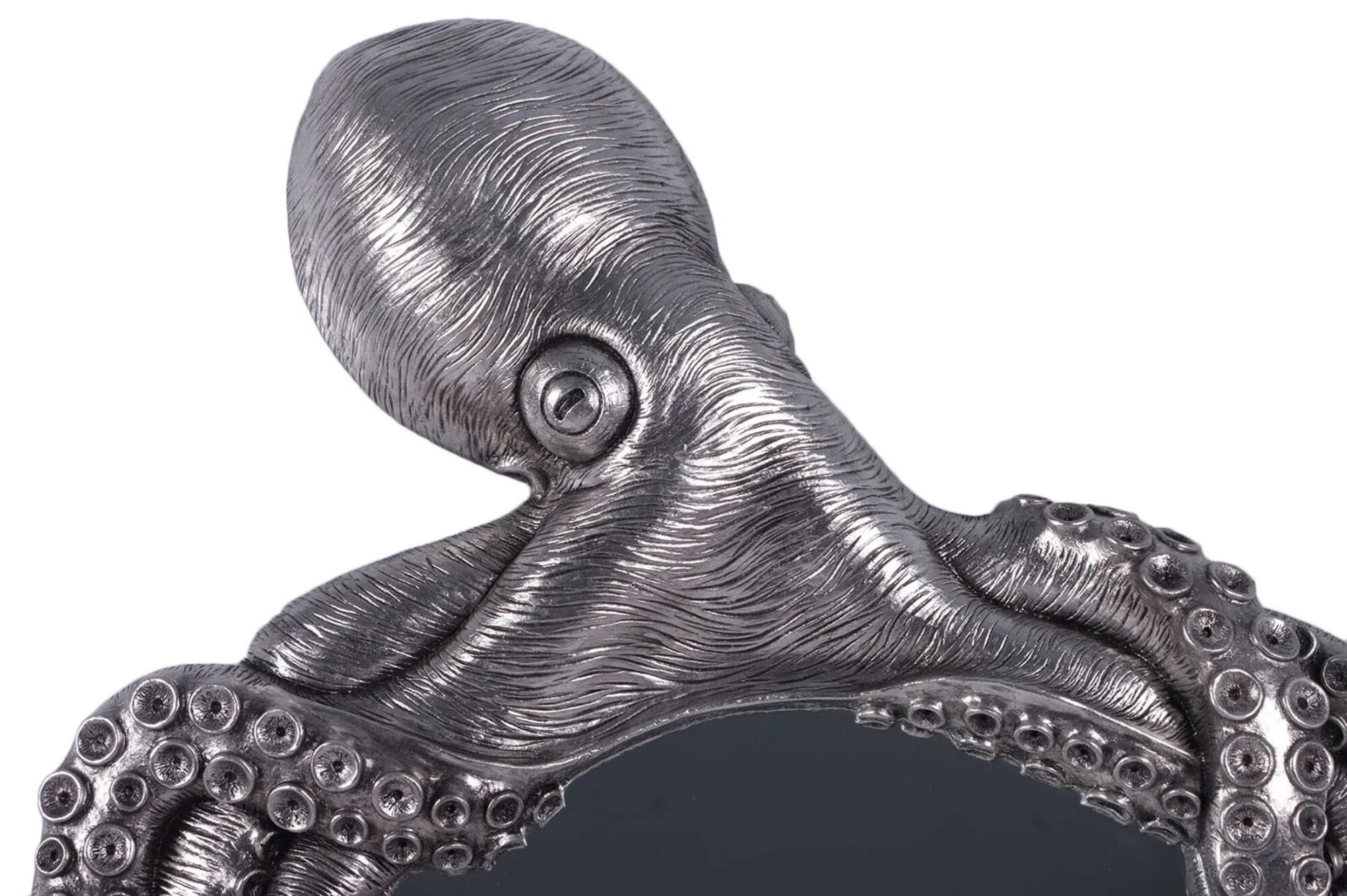 Octopus Mirror Silver Leaf - Etsy