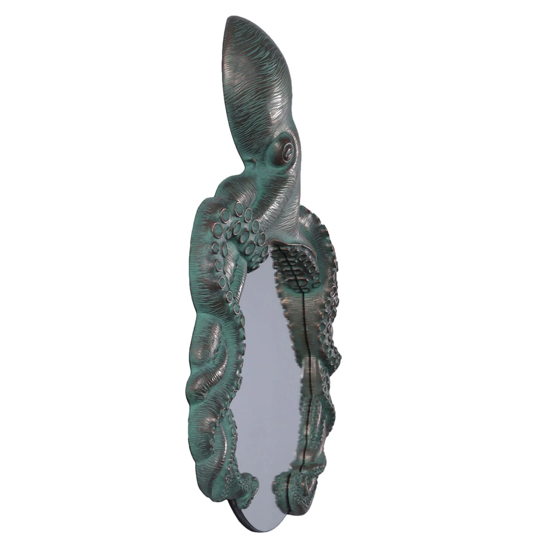 Octopus Mirror Verde Bronze - Etsy