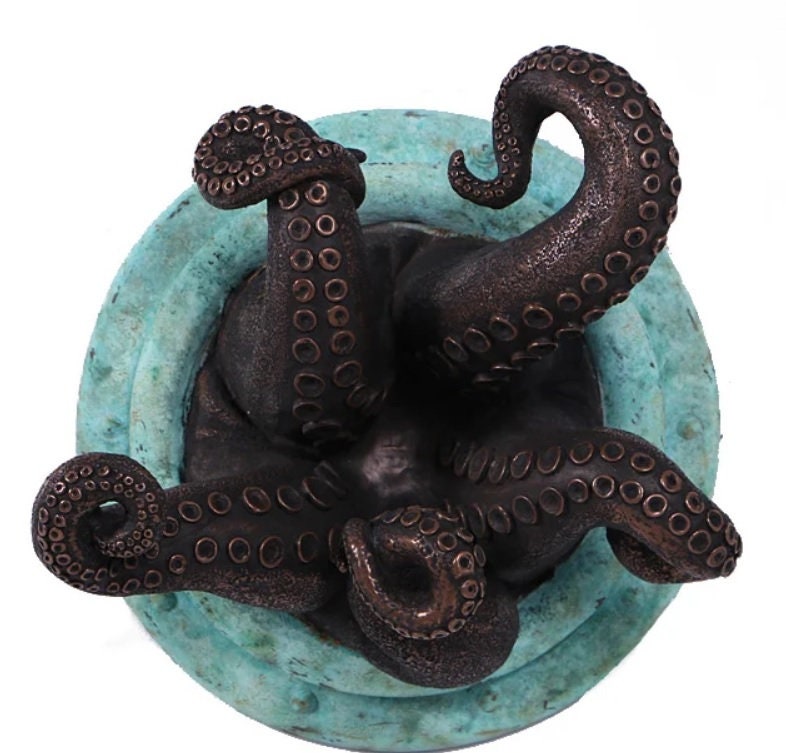 16″ Under the Sea Octopus Shipwreck and Imperial Bronze Finish Wall ...