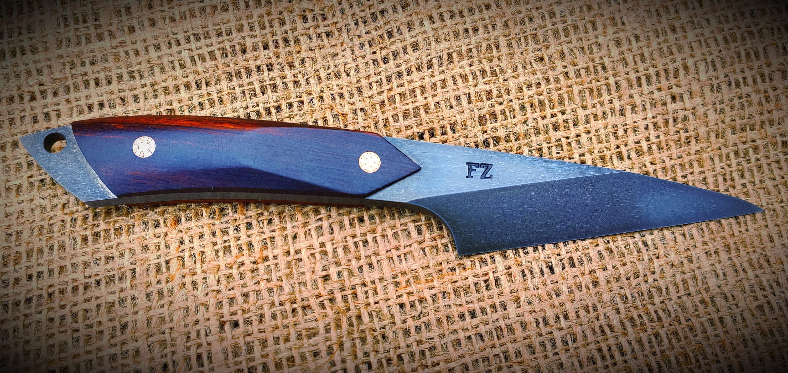 Japanese Knife kiridashi Made of Wootz Steel. - Etsy