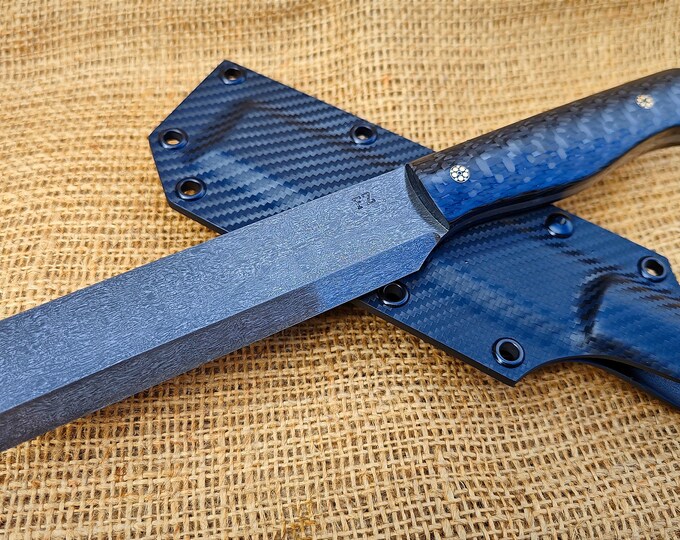 Chisel Knife Made of Wootz Steel - Etsy