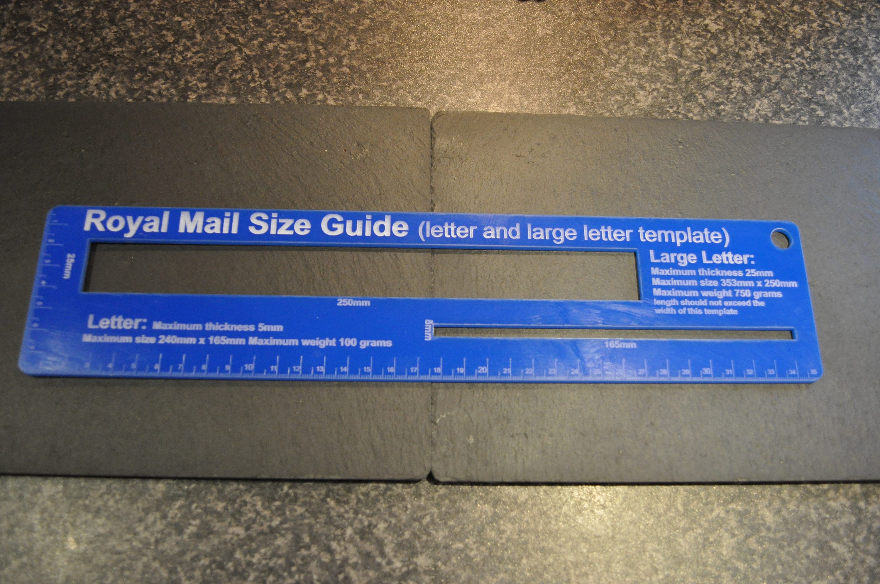 UK Royal Mail Letter and Large Letter Size Guide Post Guide Postage ...