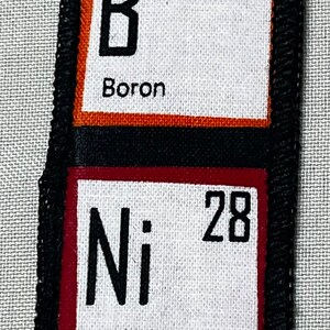 Science Periodic Table of the Elements Wired Ribbon - Etsy