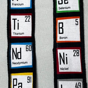 Science Periodic Table of the Elements Wired Ribbon - Etsy