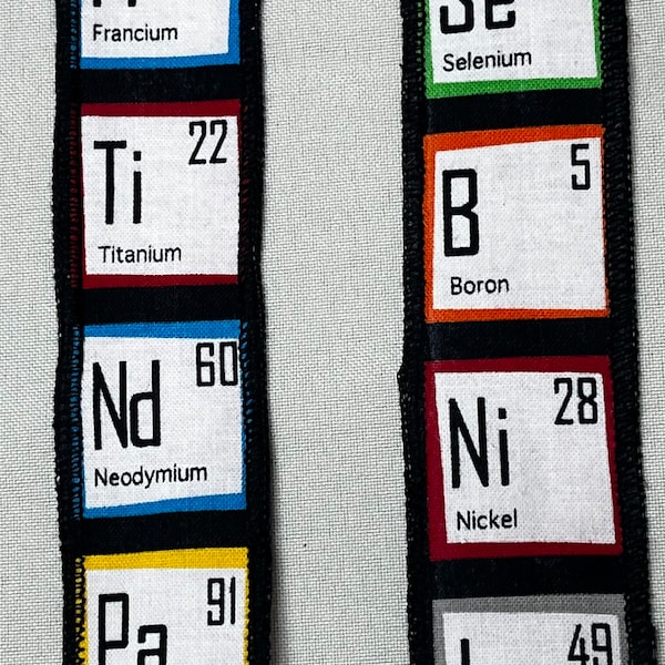 Periodic Table Fabric - Etsy