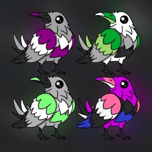 DBD LGBTQ+ Pride Crow Pinback Buttons - Etsy