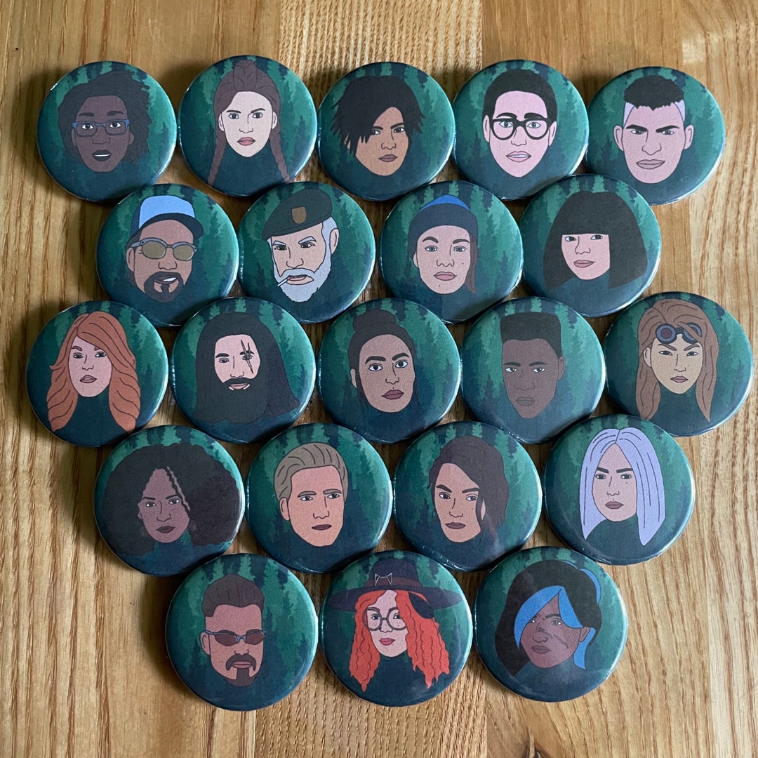 DBD Character Portrait Pinback Buttons - Etsy