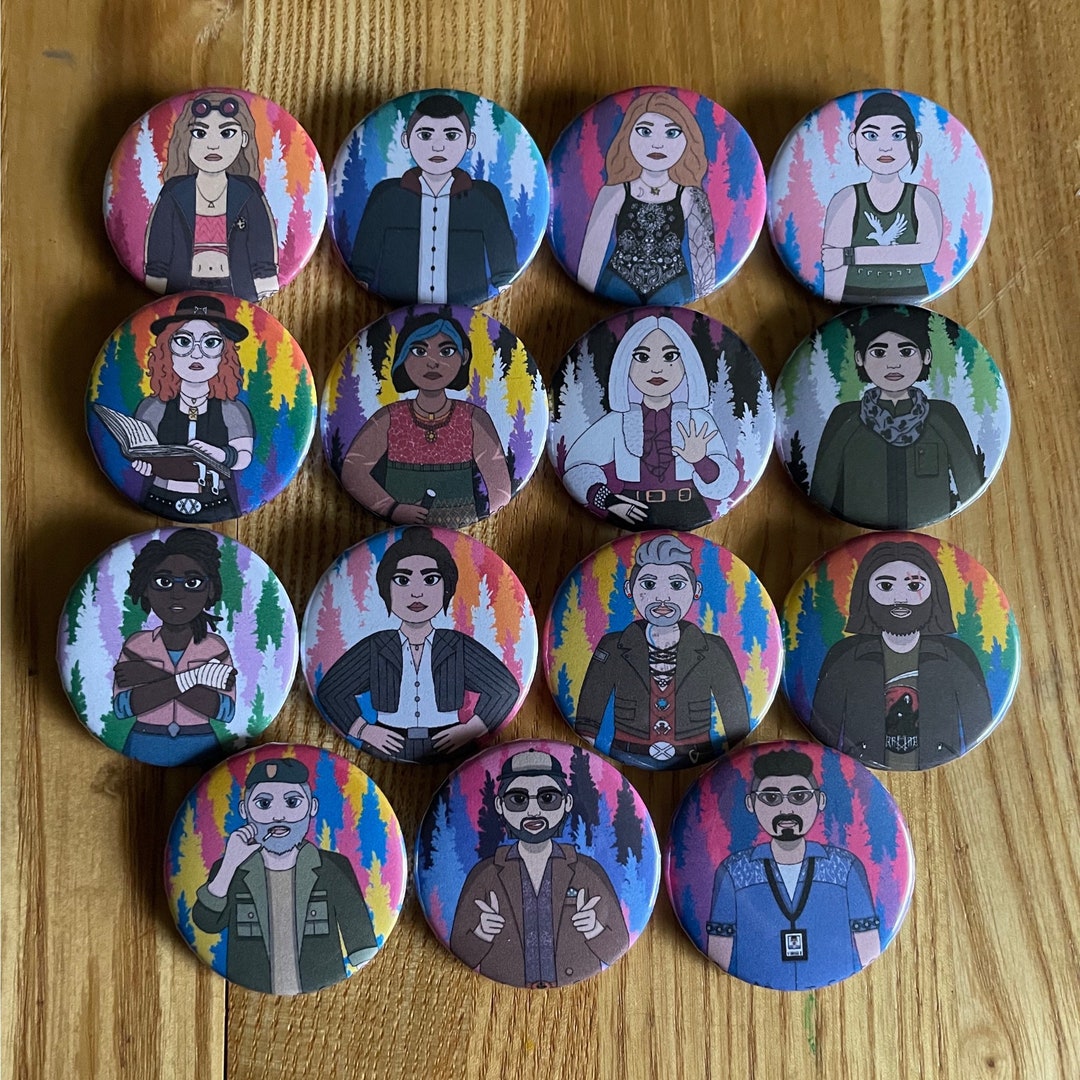 DBD Customizable Survivor LGBTQ Pride Pinback Buttons - Etsy
