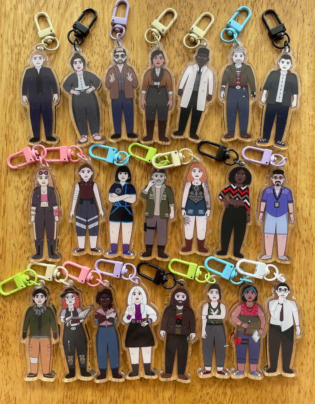 DBD Character Acrylic Keychain Charms - Etsy