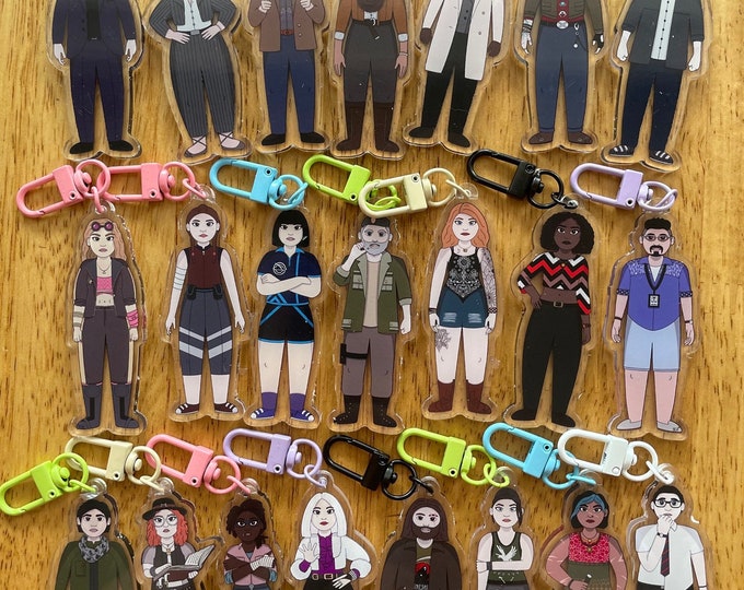 DBD Character Acrylic Keychain Charms - Etsy