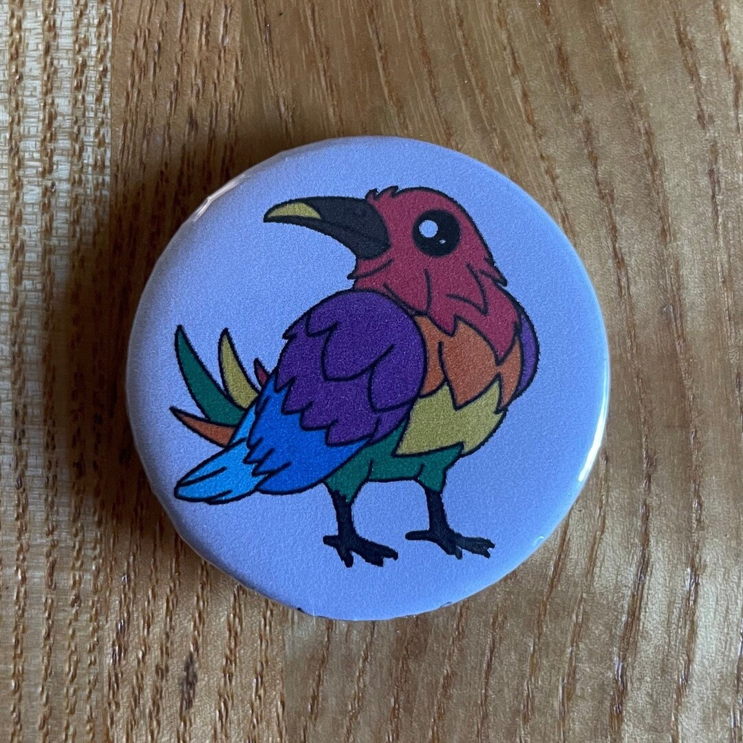 DBD LGBTQ+ Pride Crow Pinback Buttons - Etsy