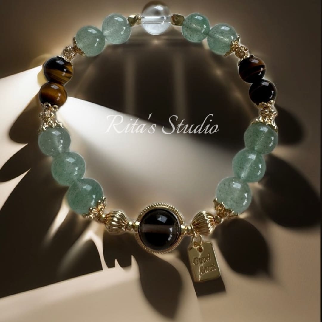 Dorian Customized Hand Made Gemstone Bracelet A024 - Etsy