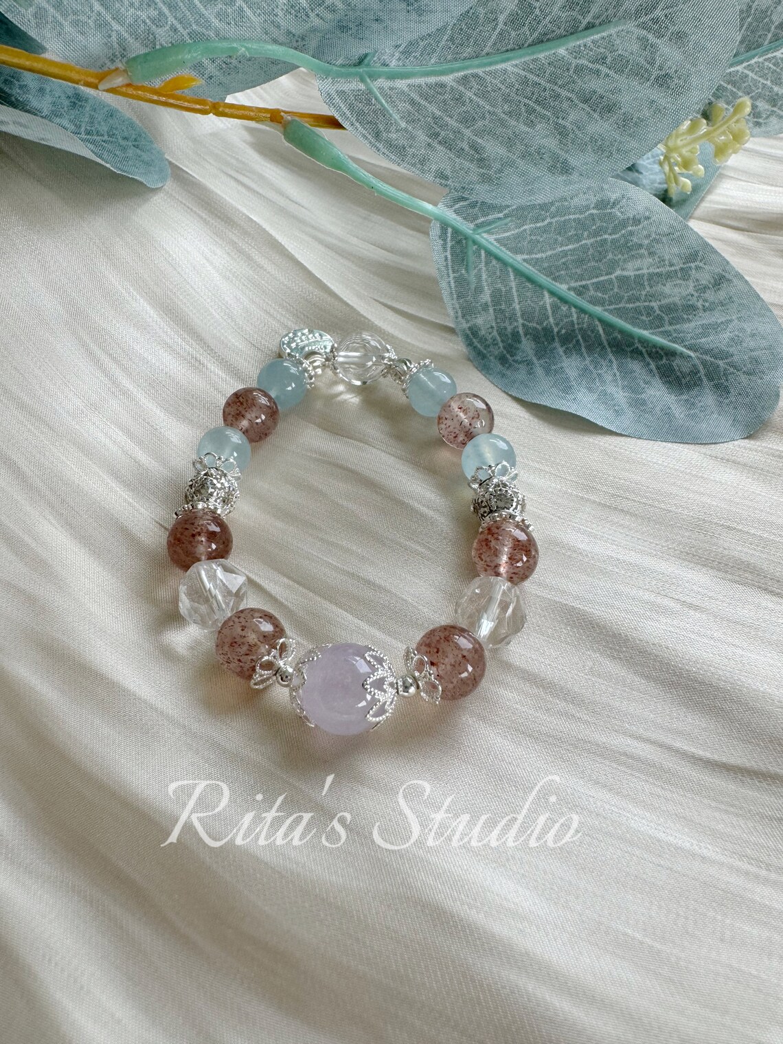 Amarna Customized Hand Made Gemstone Bracelet A014 - Etsy