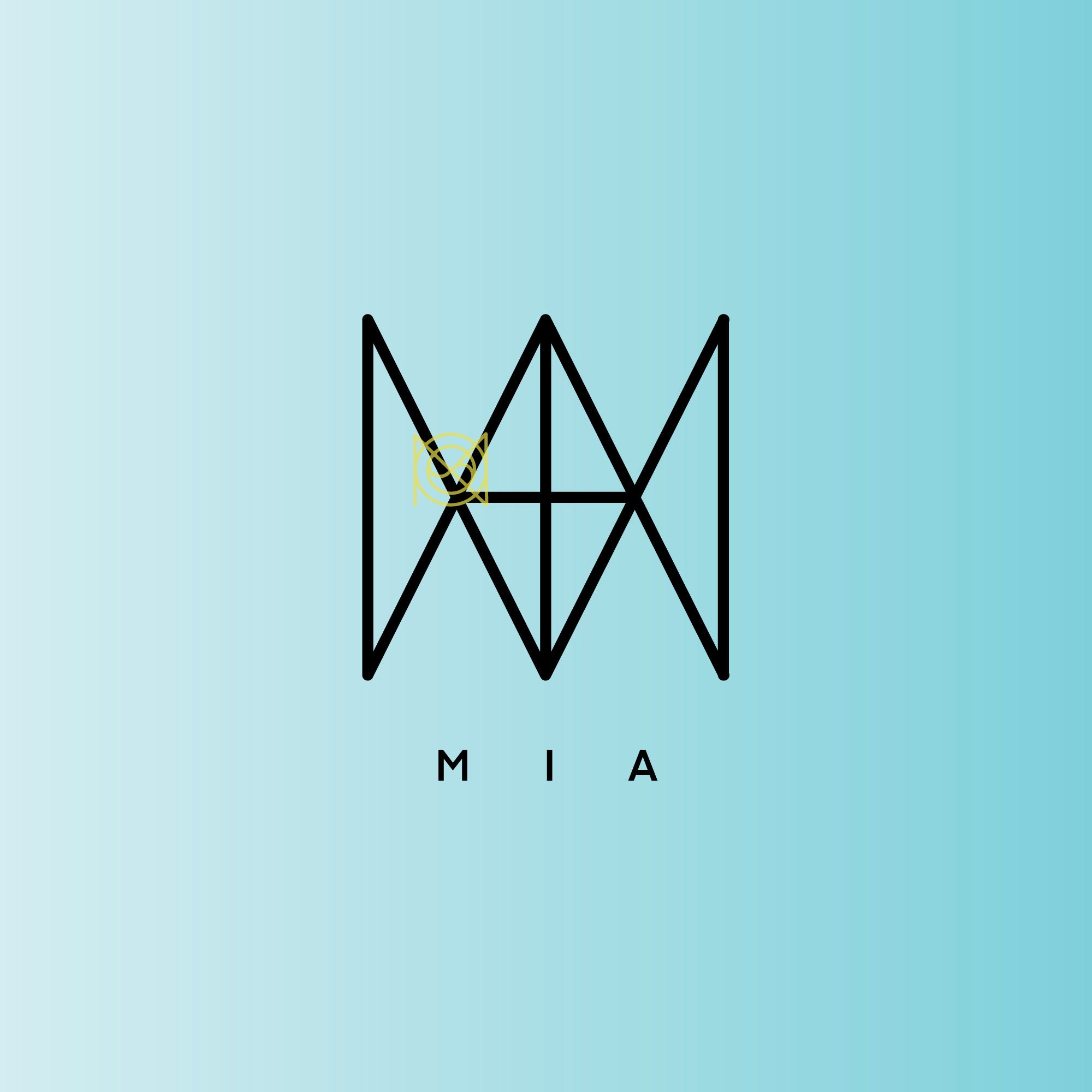 Minimalist custom name logo MIA Digital File Download As | Etsy