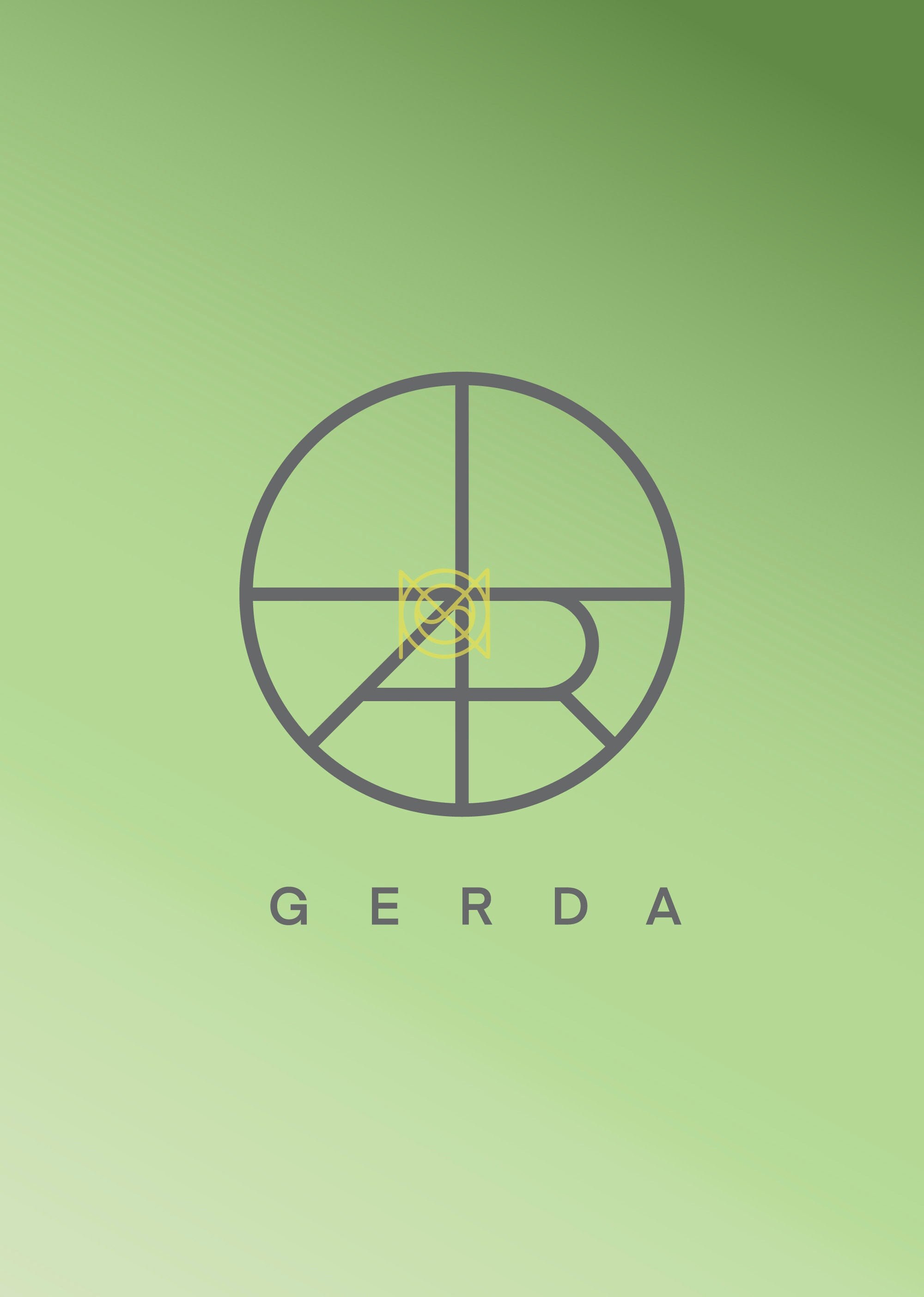 Minimalist custom name logo GERDA Digital File Download | Etsy