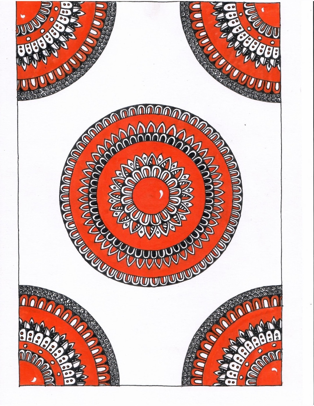 Digital Design Mandala Art Digital Printable Wall Art - Etsy