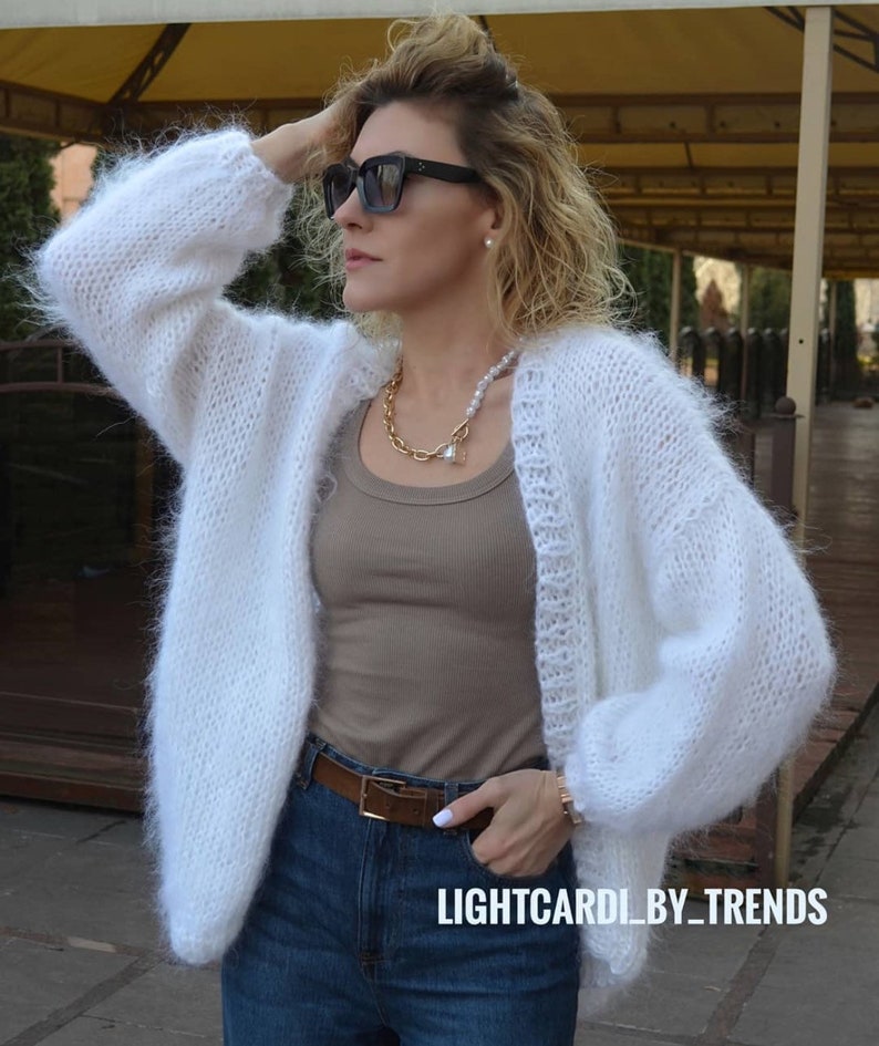 Mohair Cardigan Knitting Pattern: Beginner-friendly Pattern (english ...