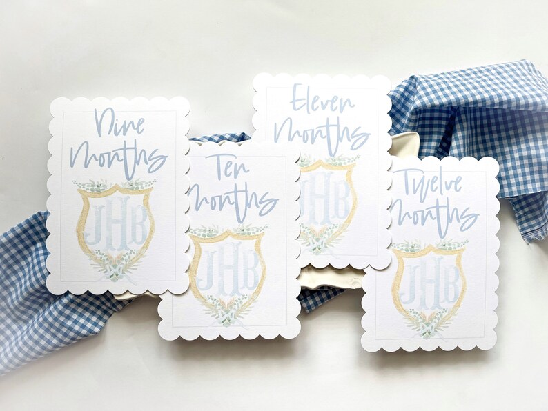 Milestone Cards Baby Milestone Month Cards Milestone Set - Etsy