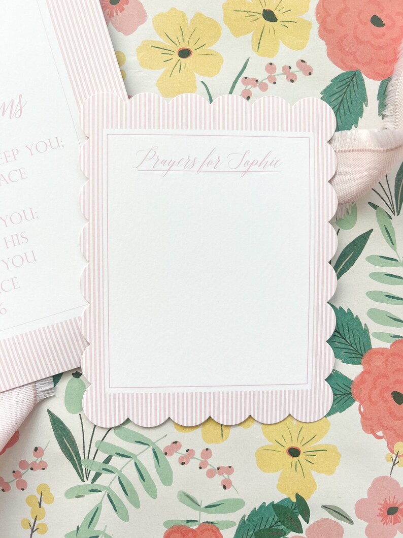 Prayer Card Baptism Dedication Christening Prayer Gift - Etsy