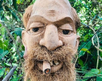 Coconut Husk Mask - Etsy