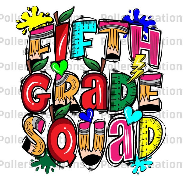 5th Grade Clipart - Etsy