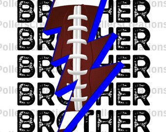 Football Brother Png - Etsy