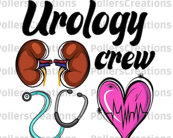 Urology Nurse Sublimation Design PNG, Urology Crew, Dialysis Tech ...