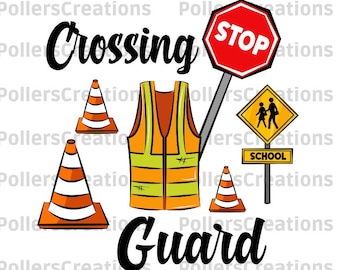 School Crossing Guard Png Sublimate Designs Download, Stop Sign Png ...