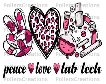 Peace Love Laboratory Png - Etsy