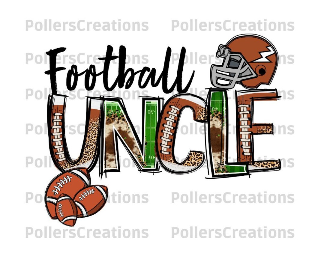Football Uncle Png,football Gift for Uncle,football Sublimation Designs ...