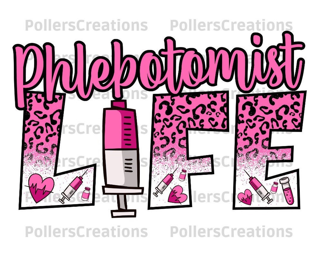 Phlebotomist Life Png,sublimation Designs,phlebotomist,pink,leopard Mom ...