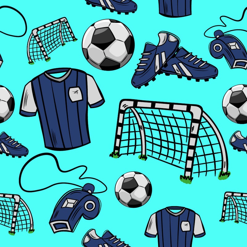 Soccer Pattern - Etsy