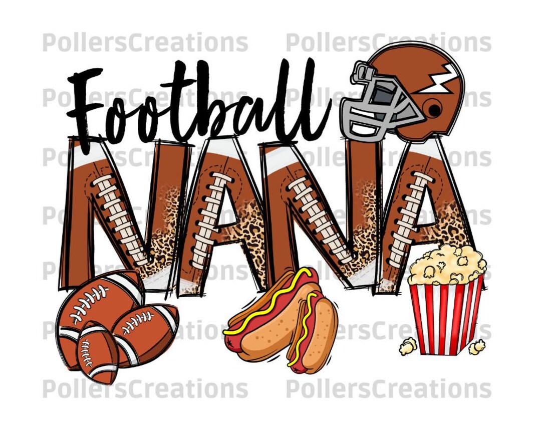 Football Nana Png Football Sublimation Designs, Football Shirt Png ...