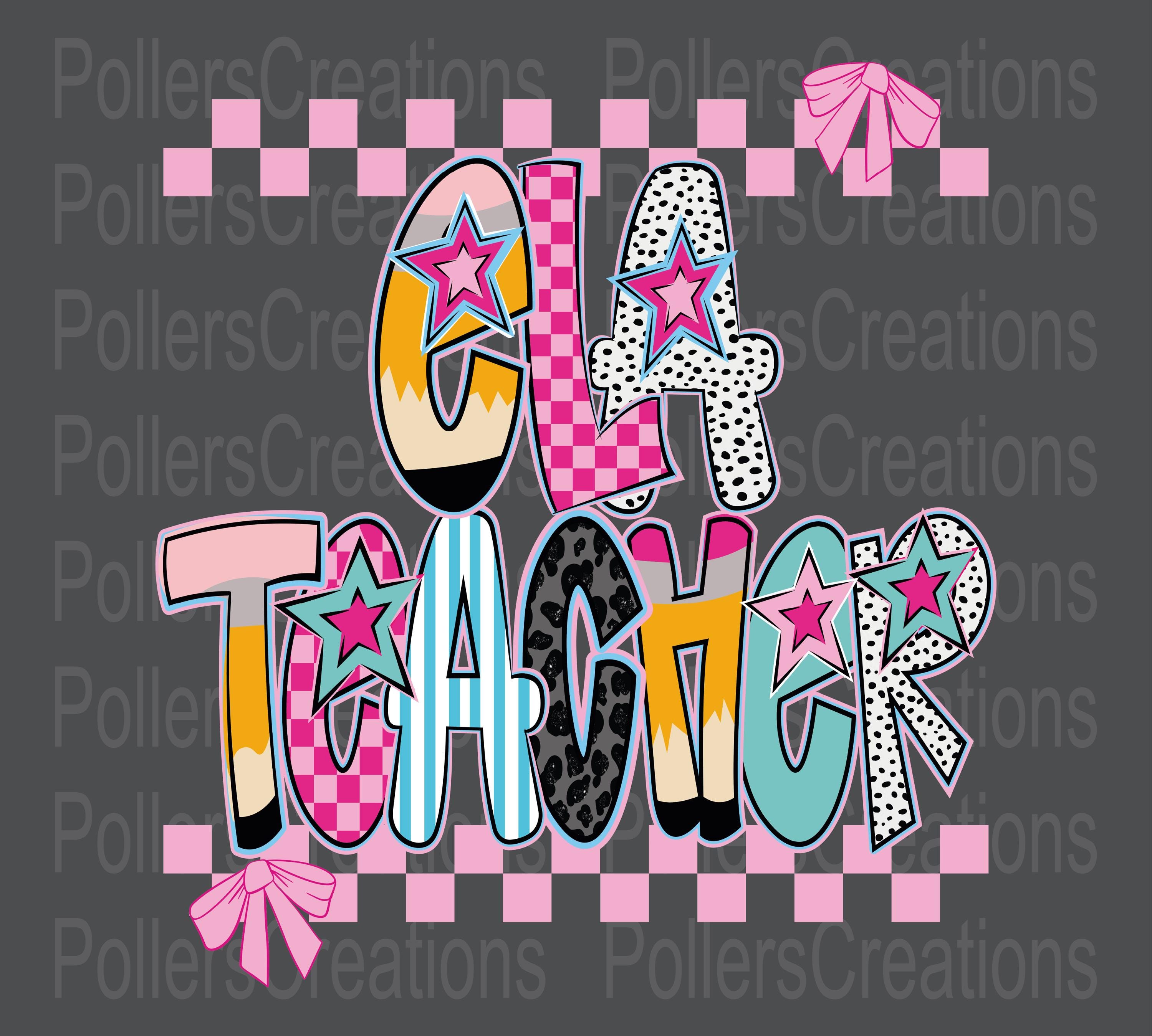 Preppy ELA Teacher Png School Pencil Coquette Agriculture Star ...
