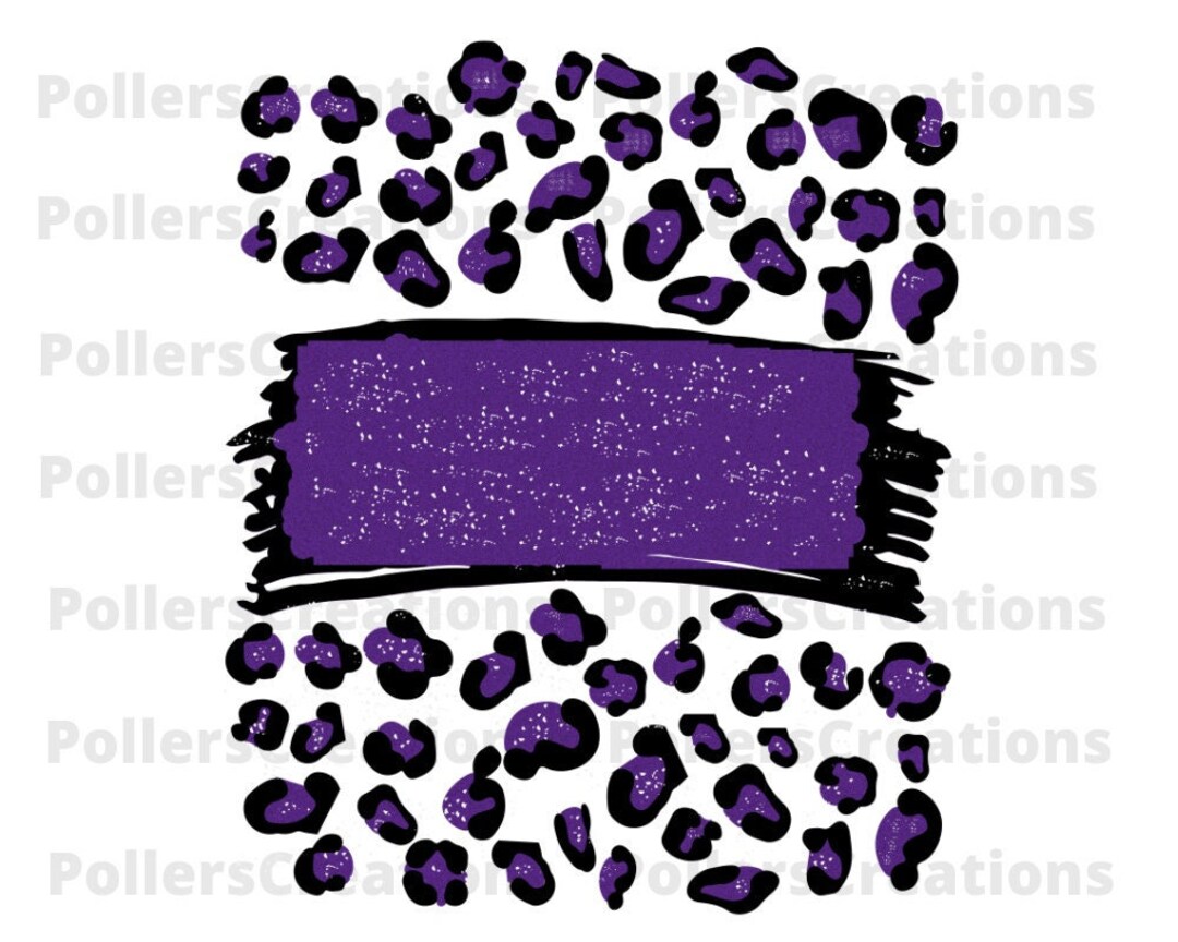 Purple Leopard Distressed Png File,sublimation Design Digital Download ...