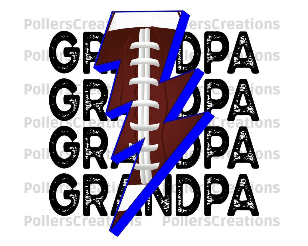 Football Papy Png, Lightning Art Prints, Football Sublimation Design ...