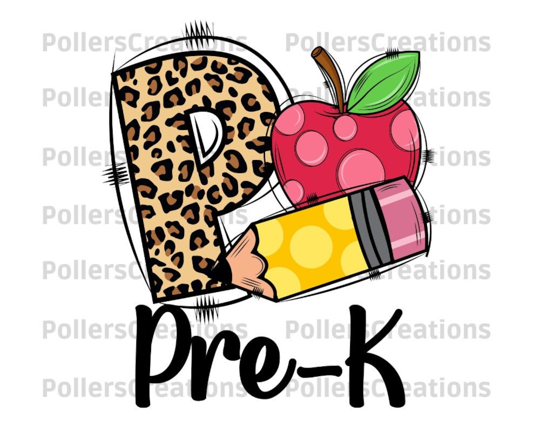 Pre-k Teacher Png,first Day of School,pre-k Leopard Png,preschool ...
