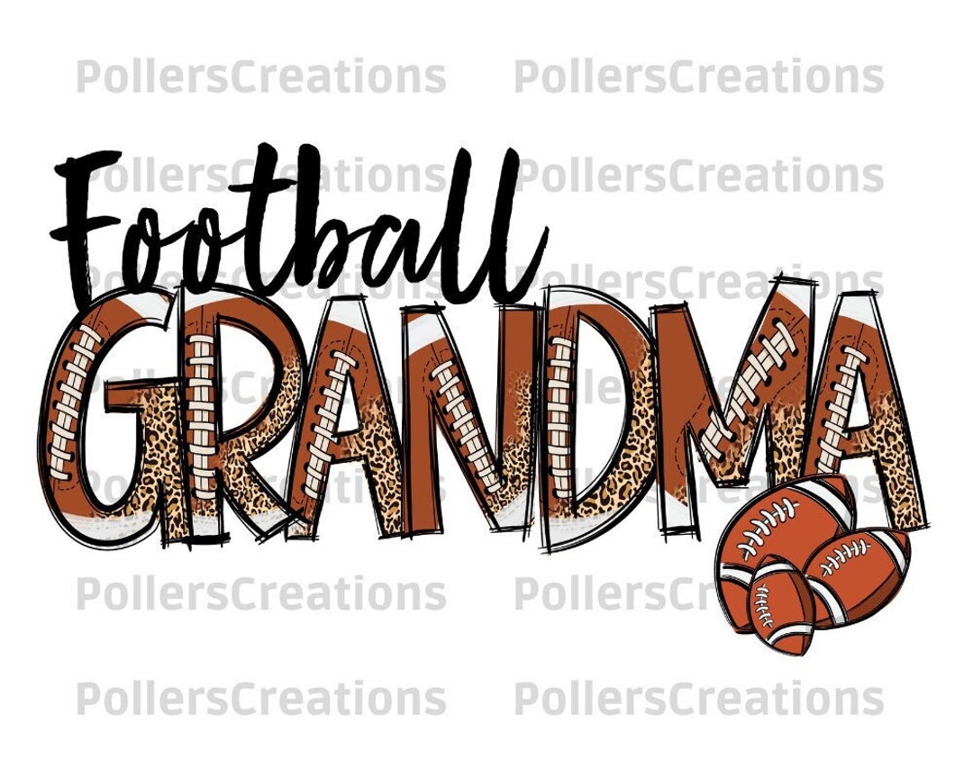 Football Grandma Png,football Gift for Grandma,football Sublimation ...