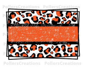 Orange Cheetah Print | Etsy