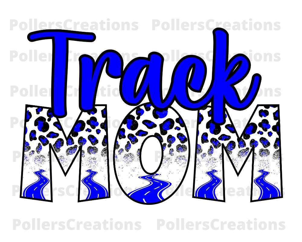 Digital Art & Collectibles Track Mom png file Track And Field Leopard ...