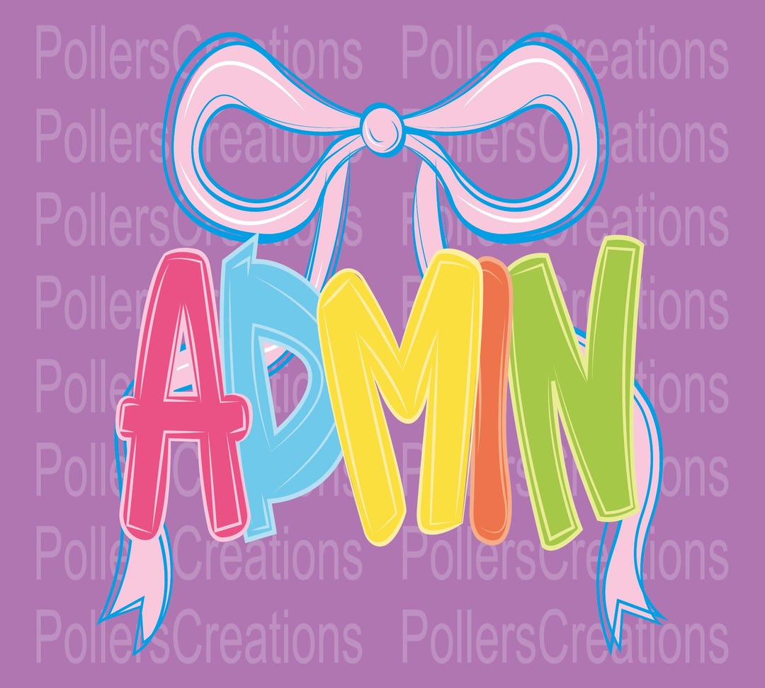 Preppy Admin Png School Admin Assistant Coquette Girly Doodle Clipart ...
