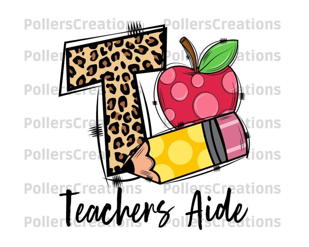 Teachers Aide Png,teacher Design Png,hand Drawn,pencil Clipart,apple ...