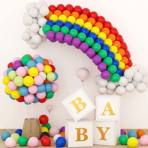 600pcs Balloons Assorted Colors 12 Inch 15 Colors Rainbow - Etsy