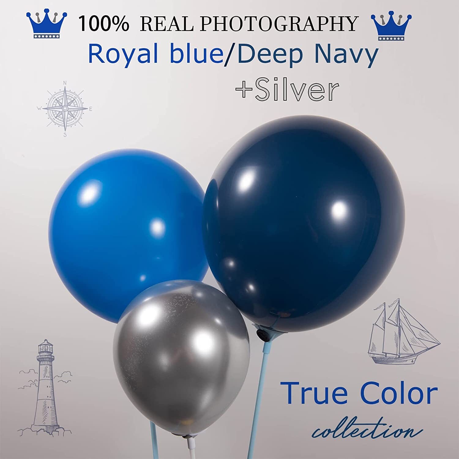 Blue Balloons Photography
