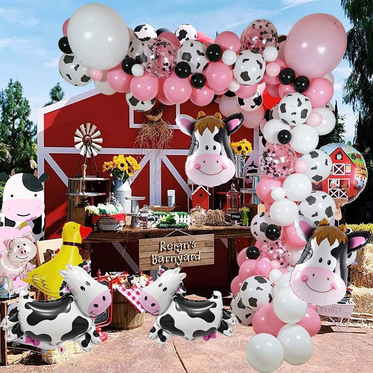 Funny Cow Party Decorations Balloon Arch Garland Kit | Etsy