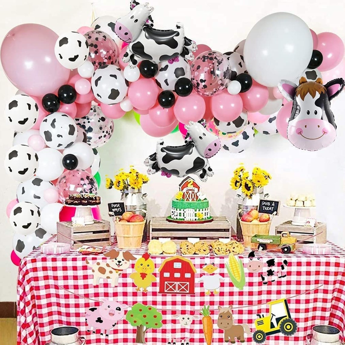 Funny Cow Party Decorations Balloon Arch Garland Kit | Etsy