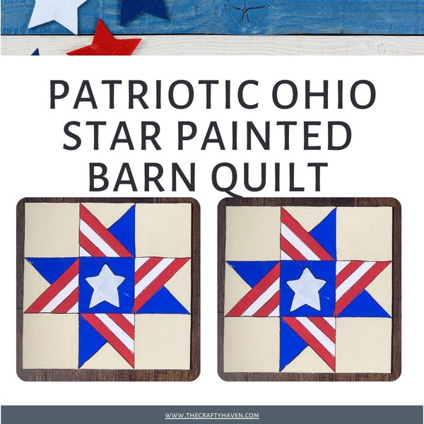 Patriotic Barn Quilt Pattern - Etsy