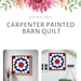48x48" Carpenter Barn Quilt PDF Pattern, SVG Pattern, Wood Quilt to ...