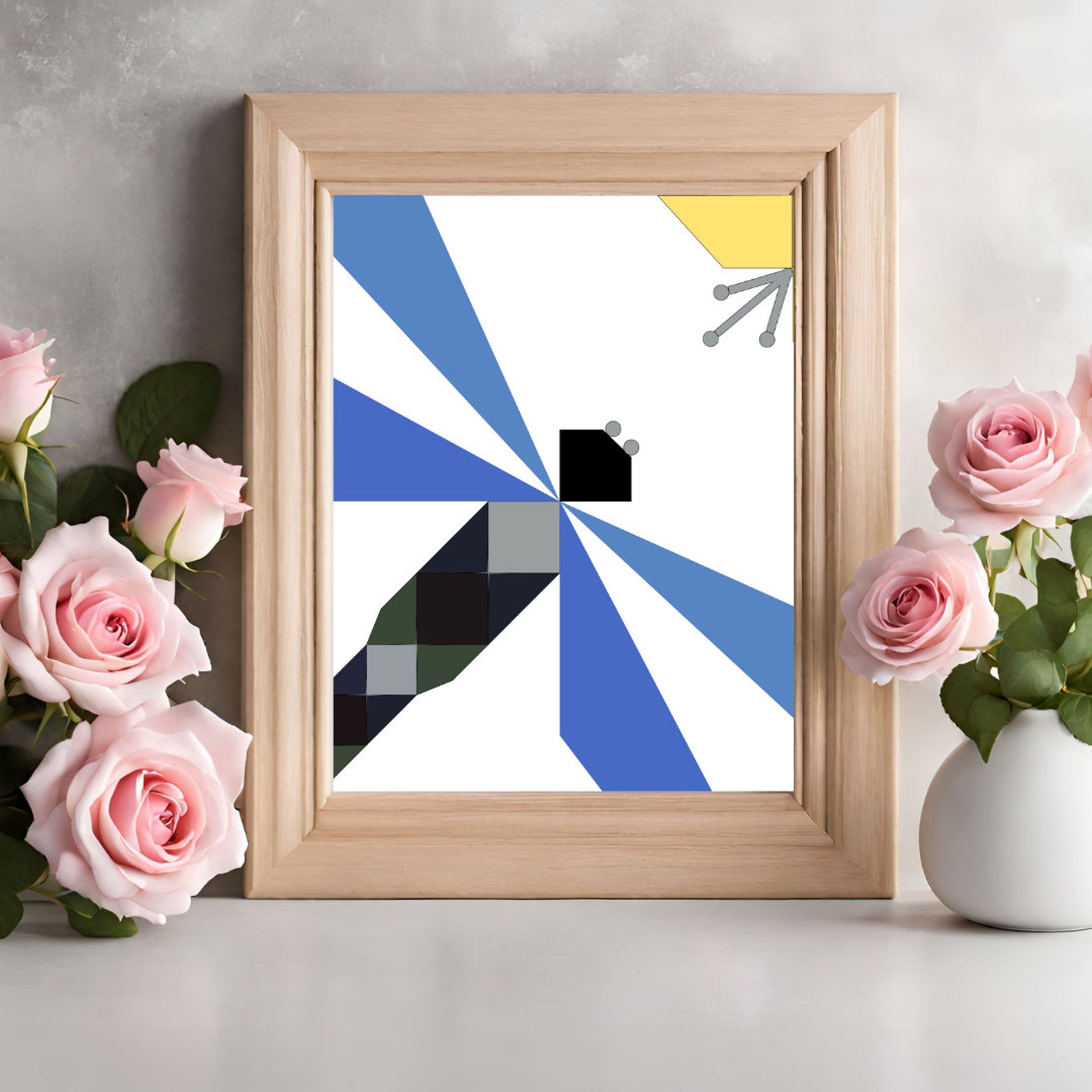 12x12 Dragonfly Barn Quilt PDF Pattern, SVG Pattern, Wood Quilt to ...