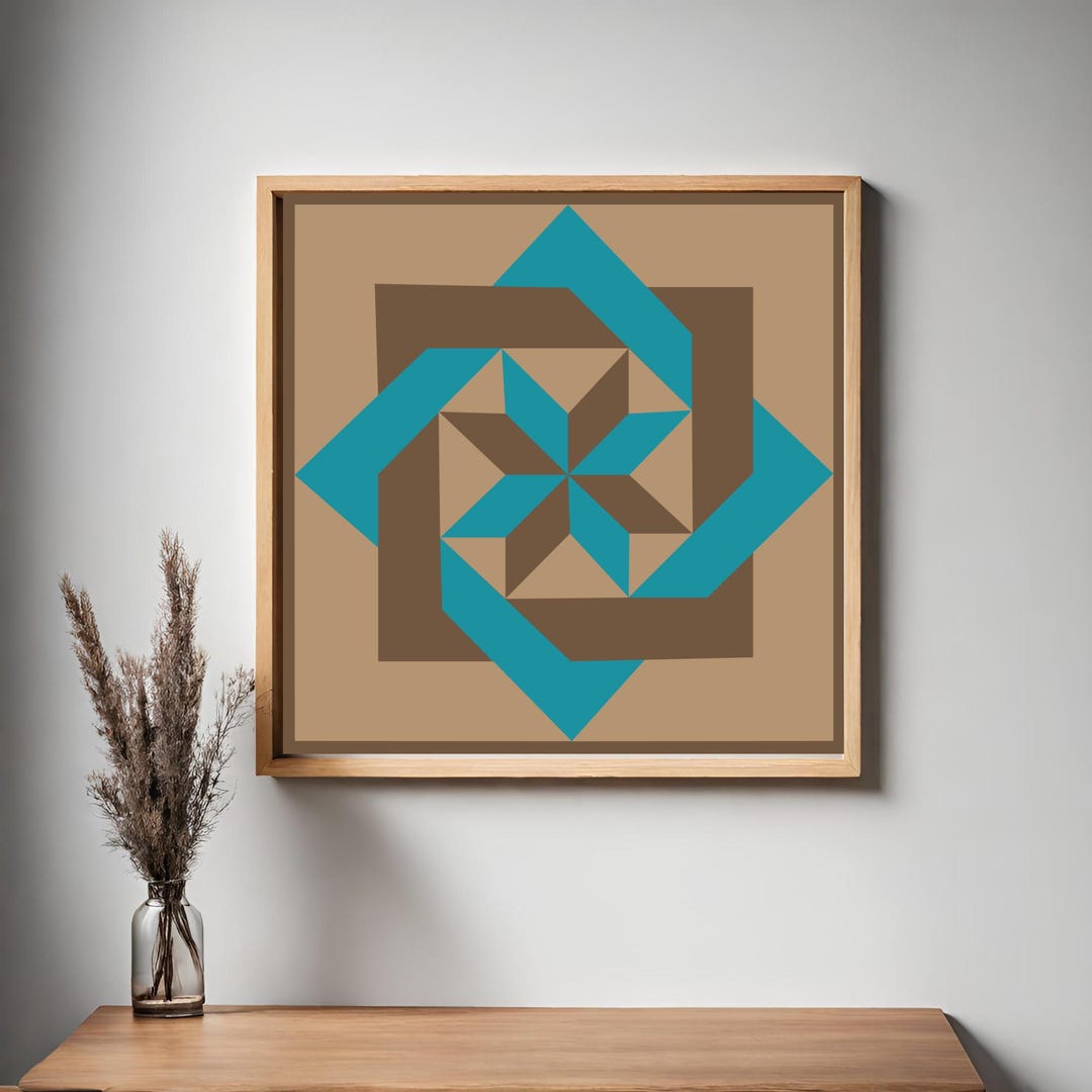 Knot Maze Barn Quilt Pattern: SVG, PDF, PNG (digital Download) - Etsy ...